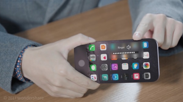 iPhone 8 Edge คอนเซ็ปต์ iPhone 8 จอ OLED 5.8 นิ้ว ขอบโค้ง