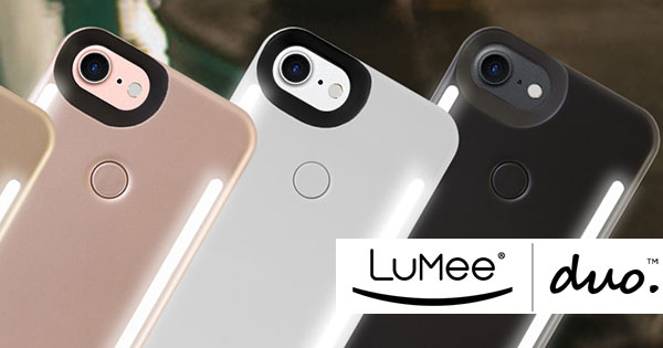 LuMee Duo เคส iPhone พร้อมไฟ LED สำหรับถ่ายเซลฟี่