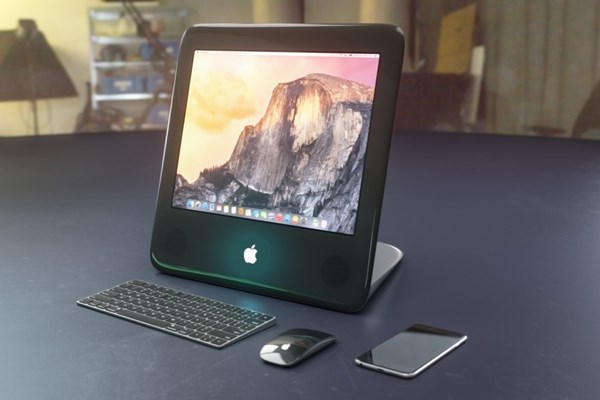 ชมภาพคอนเซ็ปต์ eMac สุดบางเฉียบ สเปคระดับ iMac