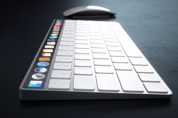 ชมภาพคอนเซ็ปต์ Magic Keyboard ที่มาพร้อมแถบสัมผัส OLED