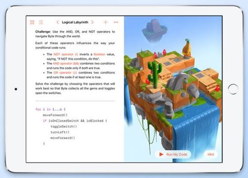 Swift Playgrounds แอพฯ สอนเขียนโปรแกรมภาษา Swift สำหรับ iPad