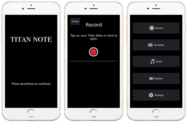 Titan Note อุปกรณ์ช่วยจดโน้ตจากการแปลงเสียงพูด