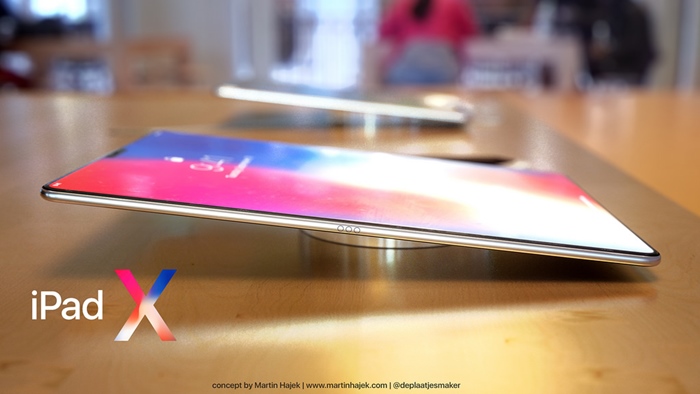 คอนเซ็ปต์ iPad X โฉมใหม่ เมื่อ iPhone X รวมร่างกับ iPad Pro