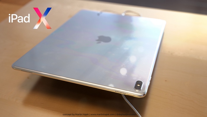 คอนเซ็ปต์ iPad X โฉมใหม่ เมื่อ iPhone X รวมร่างกับ iPad Pro