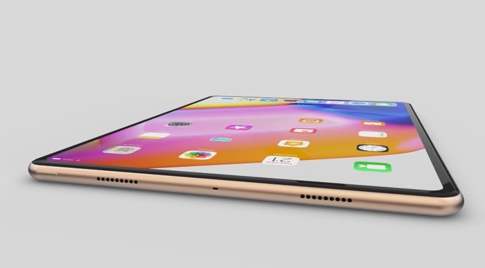 คอนเซ็ปต์ iPad Pro X 2018 ขอบจอบางเฉียบ กล้องคู่แนวตั้ง