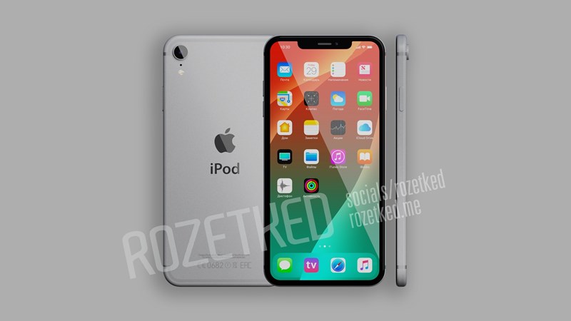 คอนเซ็ปต์ iPod touch 7 จอใหญ่ 7 นิ้ว ดีไซน์แบบ iPhone XS/XR