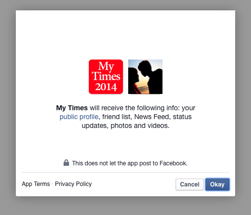 MyTimes 2014 Facebook สรุปเรื่องเด่นหน้าไทม์ไลน์แบบหน้าหนังสือพิมพ์