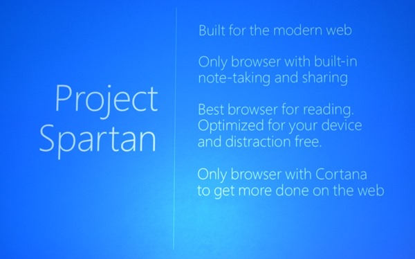 แทนที่ IE ? Microsoft เปิดตัว Project Spartan เบราว์เซอร์เริ่มต้น ...